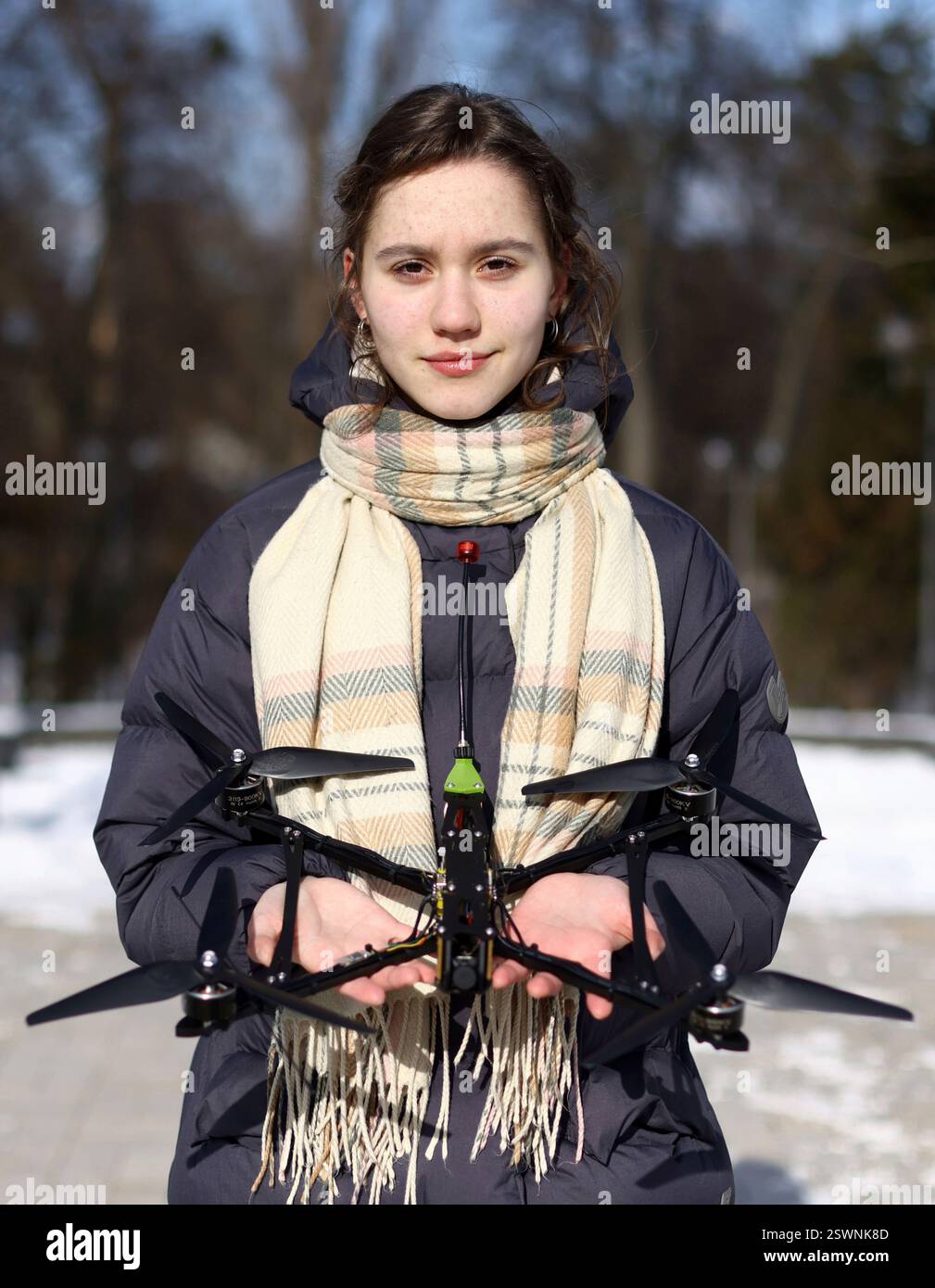 Sofia Rudneva, a student studying aerospace engineering at Kyiv ...