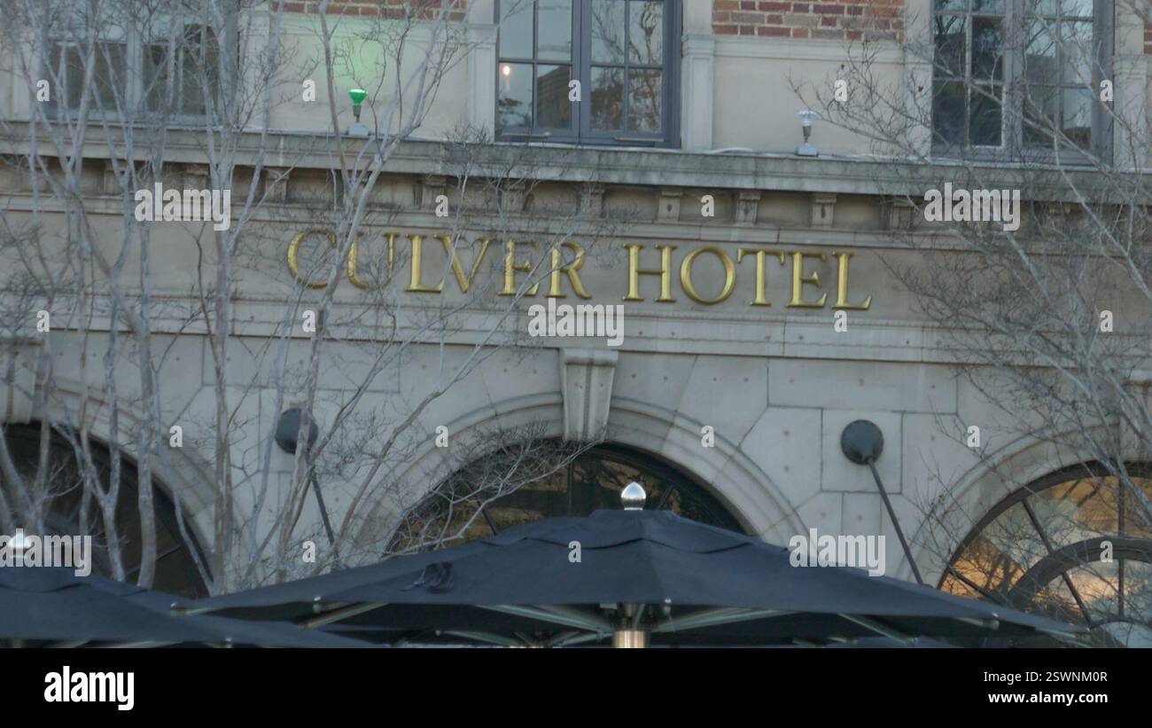 Culver City, California, USA 20th February 2025 The Culver Hotel, built ...