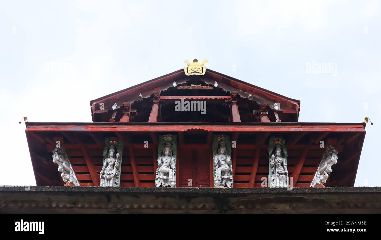 India, Karnataka, Mudbidri, Beautiful Kerala Style Saavira Kambada ...