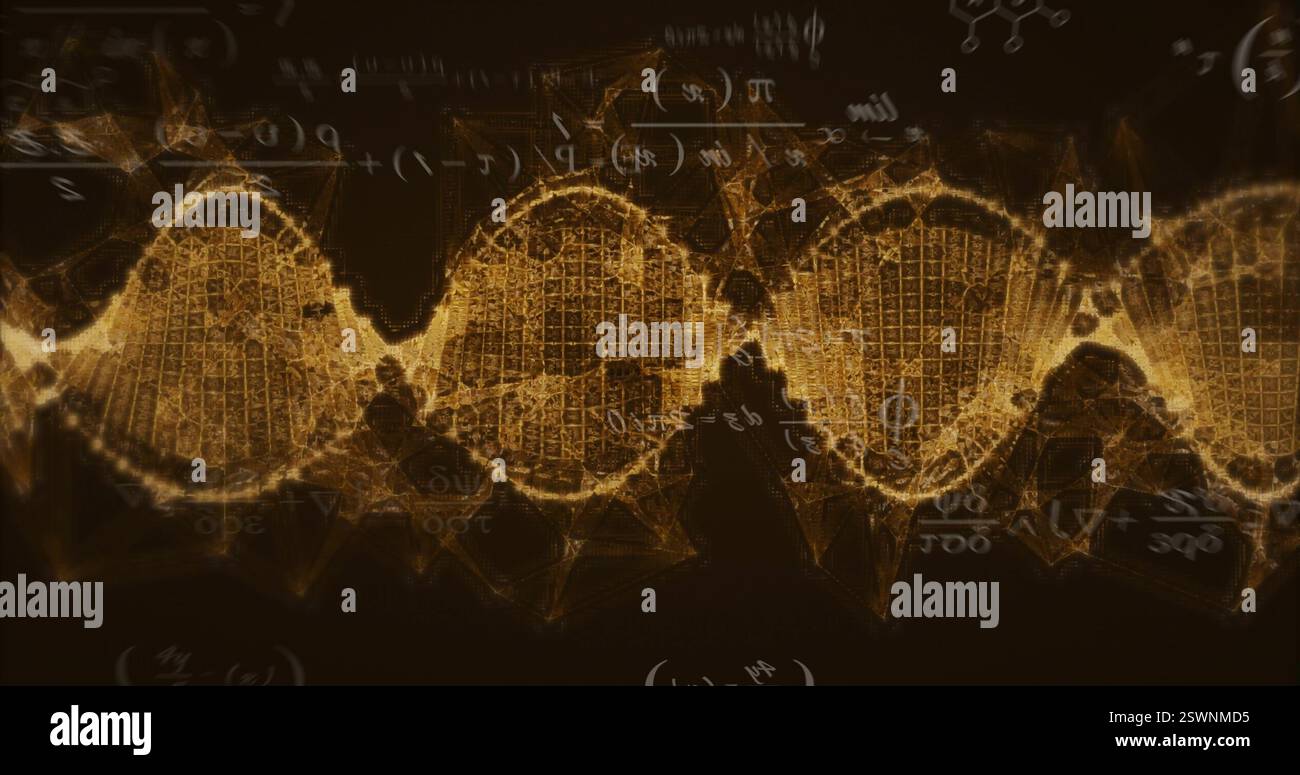 Dna strand network connections processing hi-res stock photography and ...