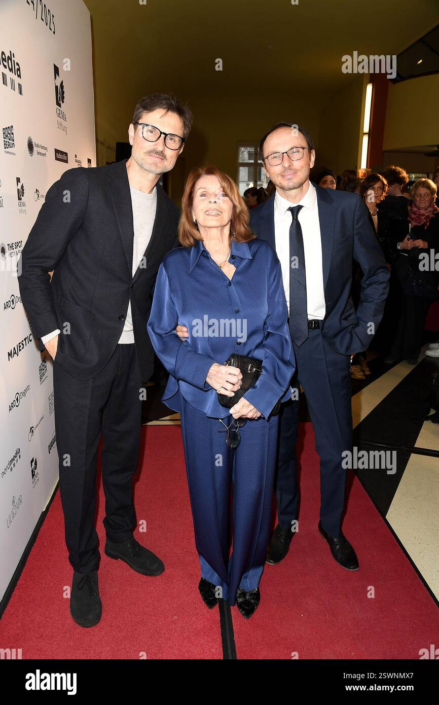 Simon Verhoeven, Senta Berger und Luca Verhoeven bei der Daffne ...