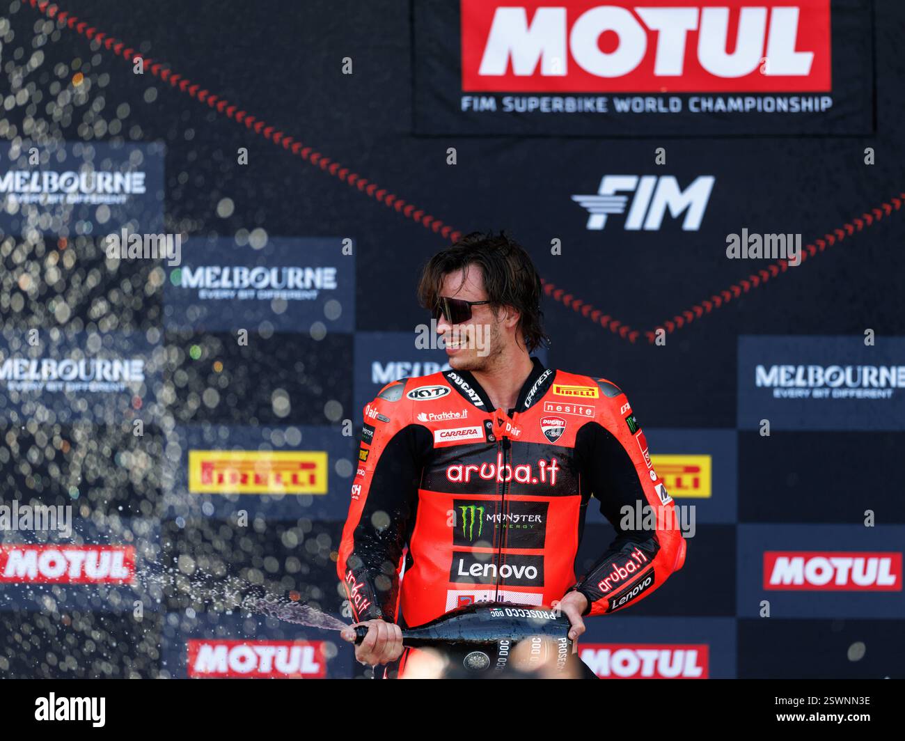 Phillip Island, 22 Feb 2025: Nicolo Bulega (ITA) wins Race 1, Toprak ...