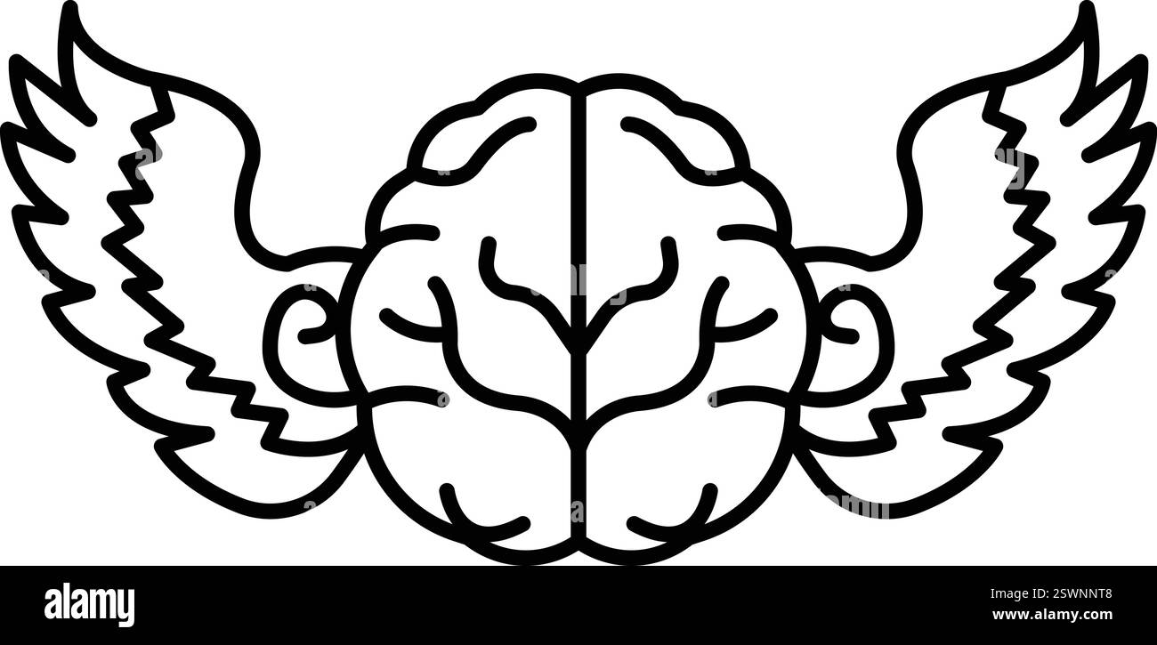 Human brain two cerebral hi-res stock photography and images - Alamy