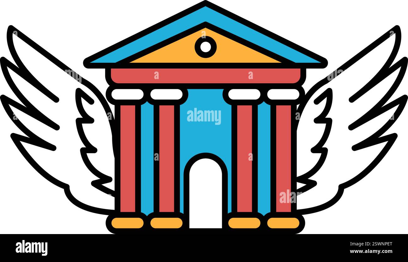 Building depicted Stock Vector Images - Alamy