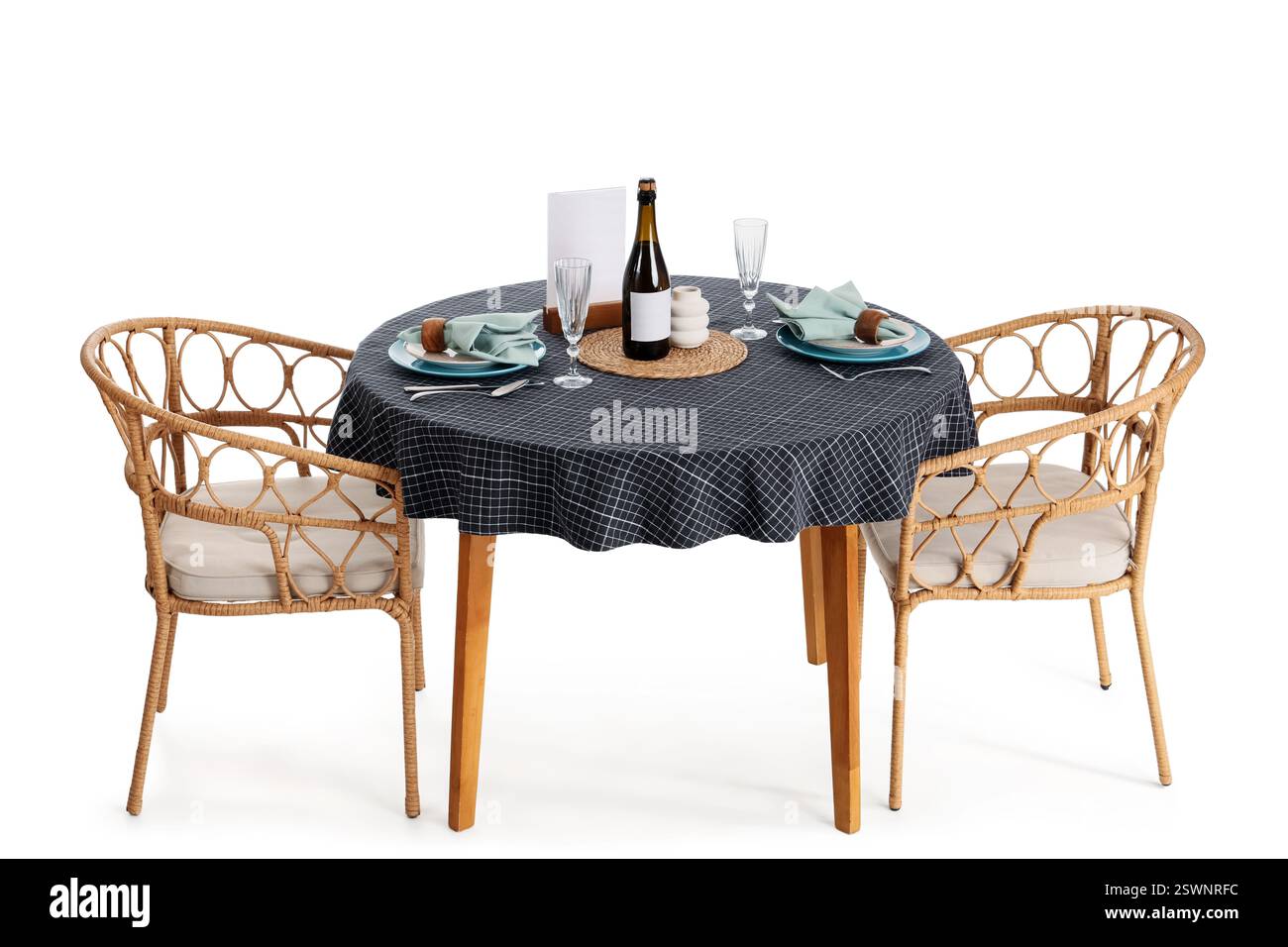 Restaurant romantic interior Cut Out Stock Images & Pictures - Alamy