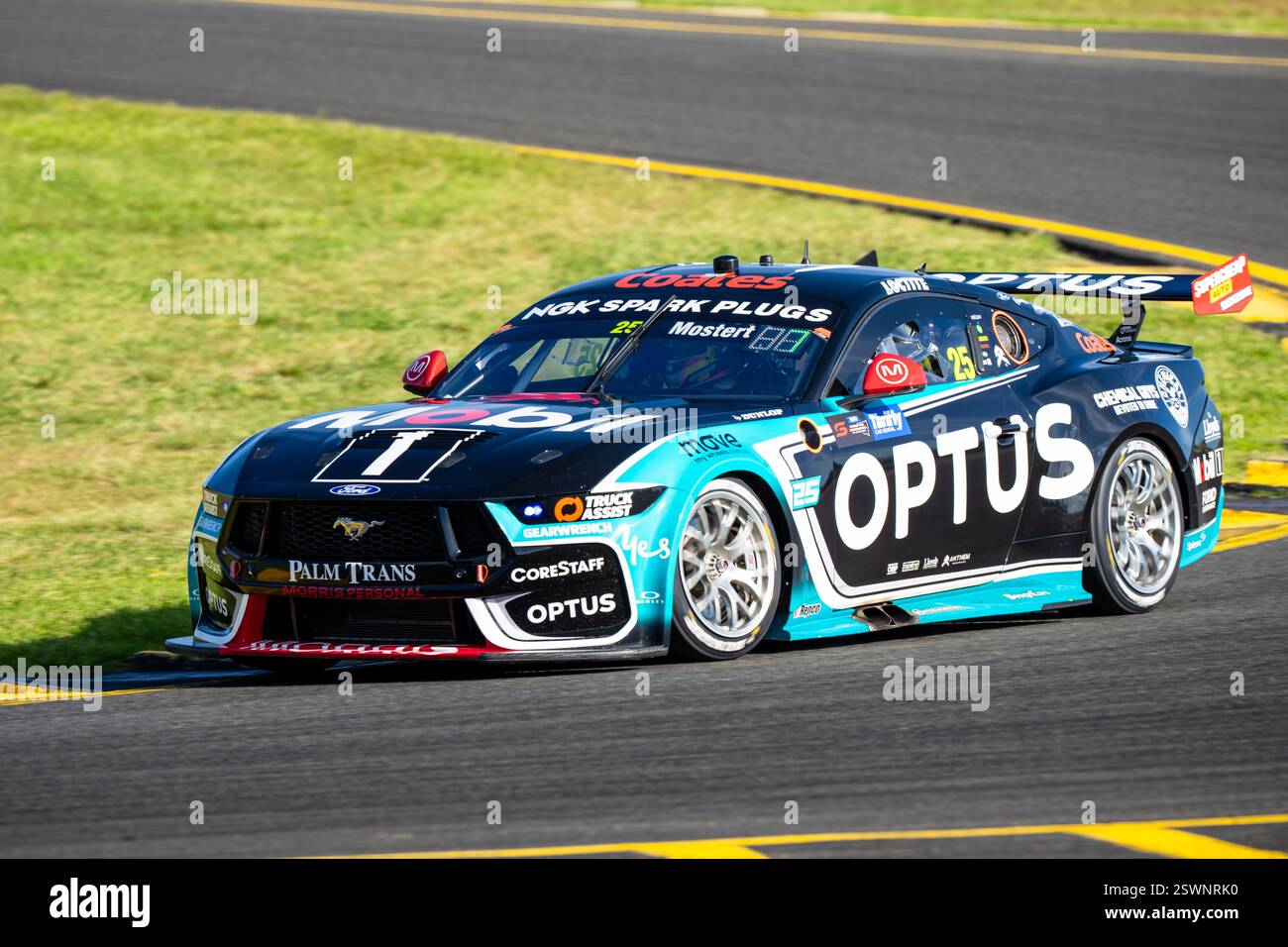Sydney, Australia. 22nd Feb 2025. The #25 Mobil 1 Optus Racing Ford ...