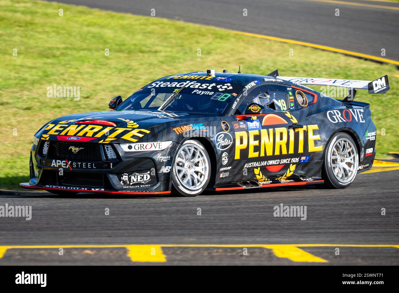 Sydney, Australia. 22nd Feb 2025. The #19 Penrite Racing Ford Mustang ...