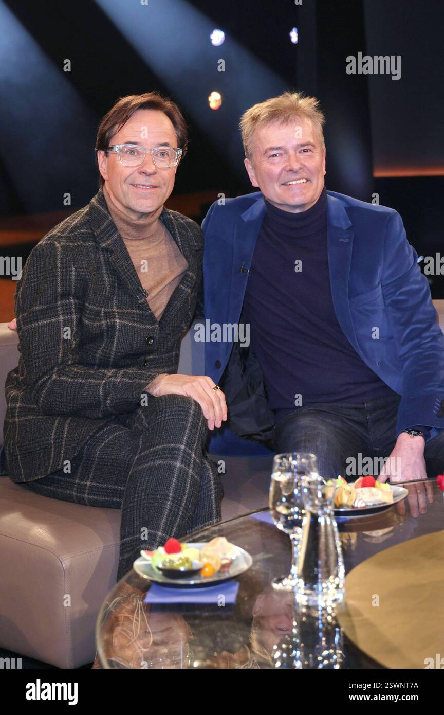 Jan Josef Liefers und Ingo Fietze bei der Aufzeichnung der NDR Talk Show im NDR Fernsehstudio ...