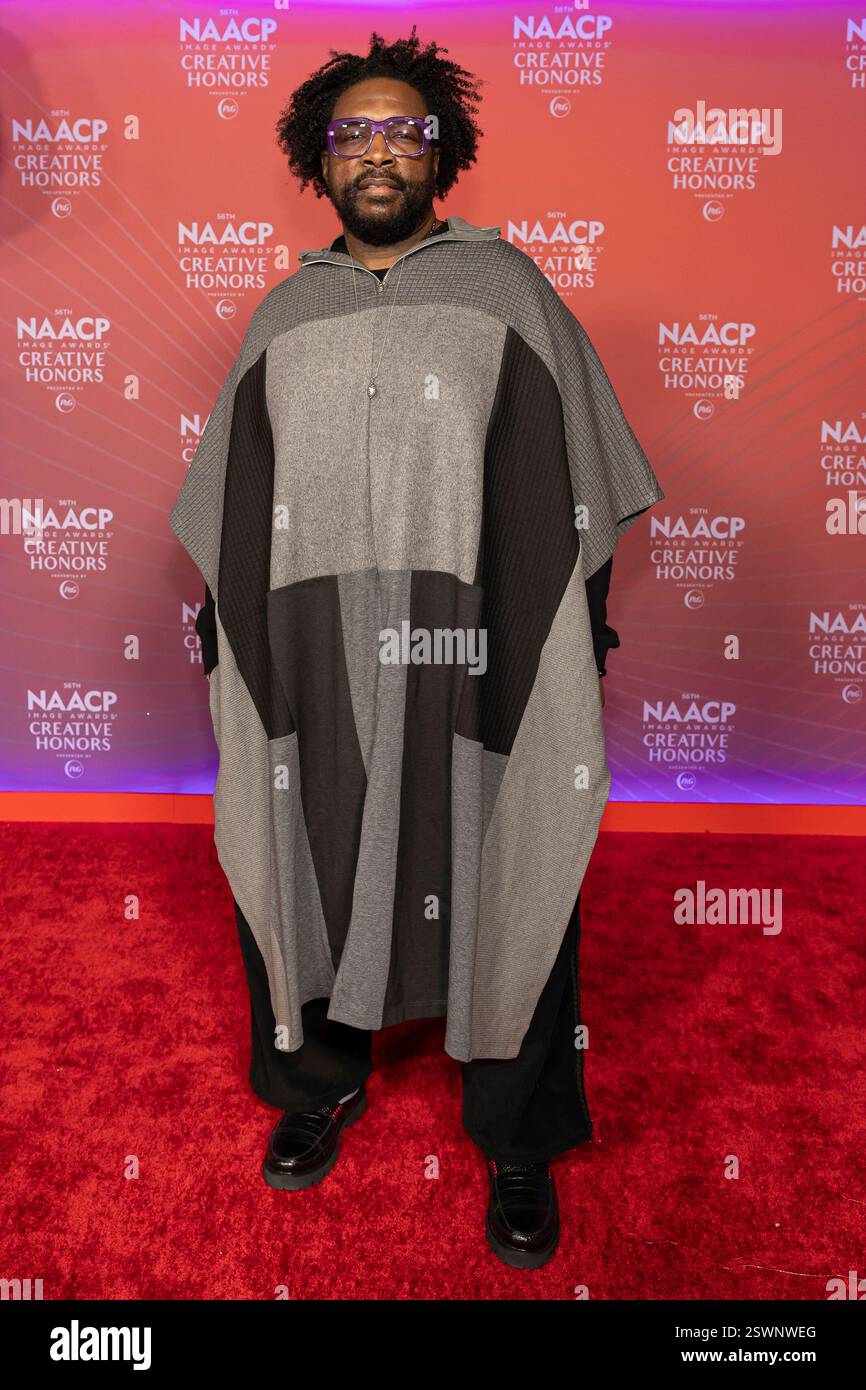 Los Angeles, USA. 21st Feb, 2025. Questlove attends the arrivals of the ...