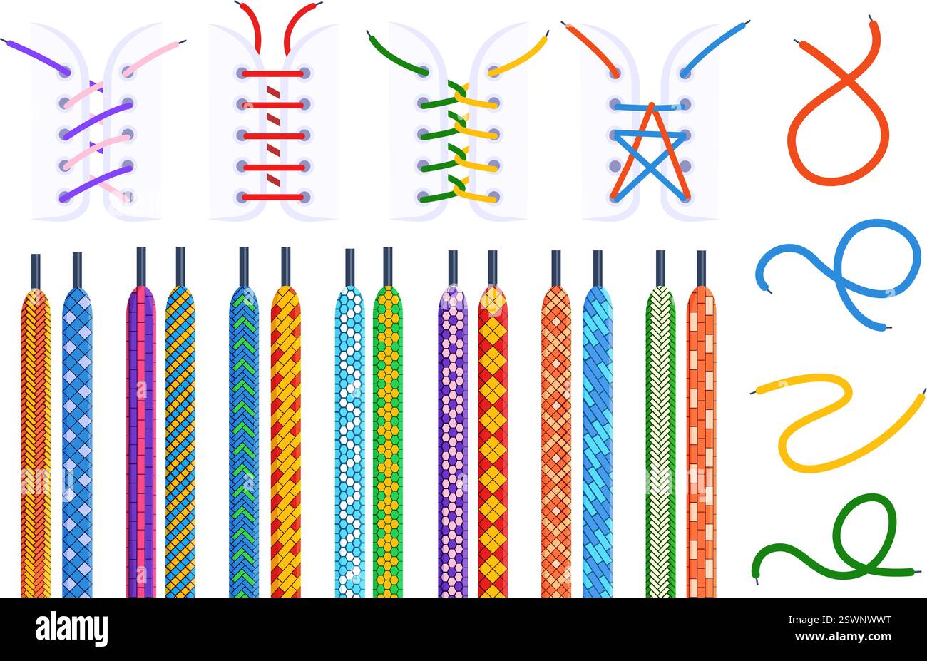 Shoelace eyelet Stock Vector Images - Alamy