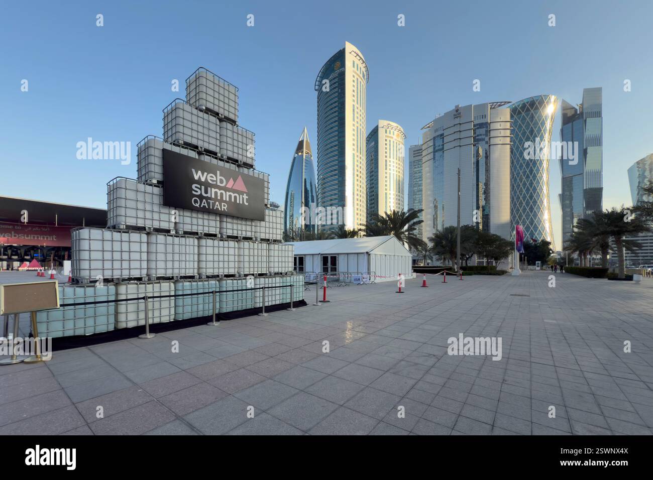 Doha, Qatar - February 21, 2025: Web Summit 2025 Doha event logo Stock ...