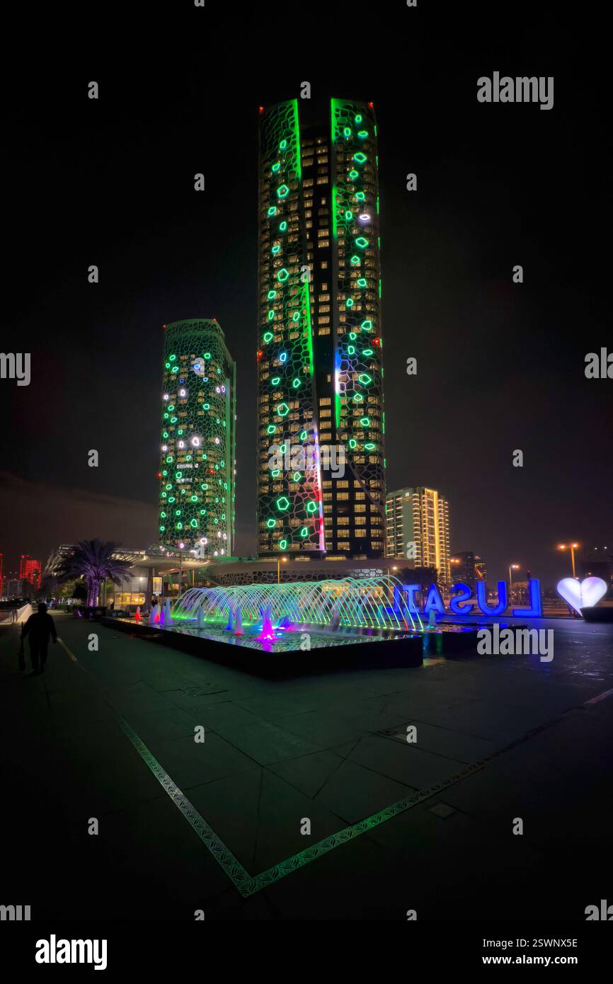 Lusail Marina, Doha - February 20, 2025: Rosewood Doha Marina District ...