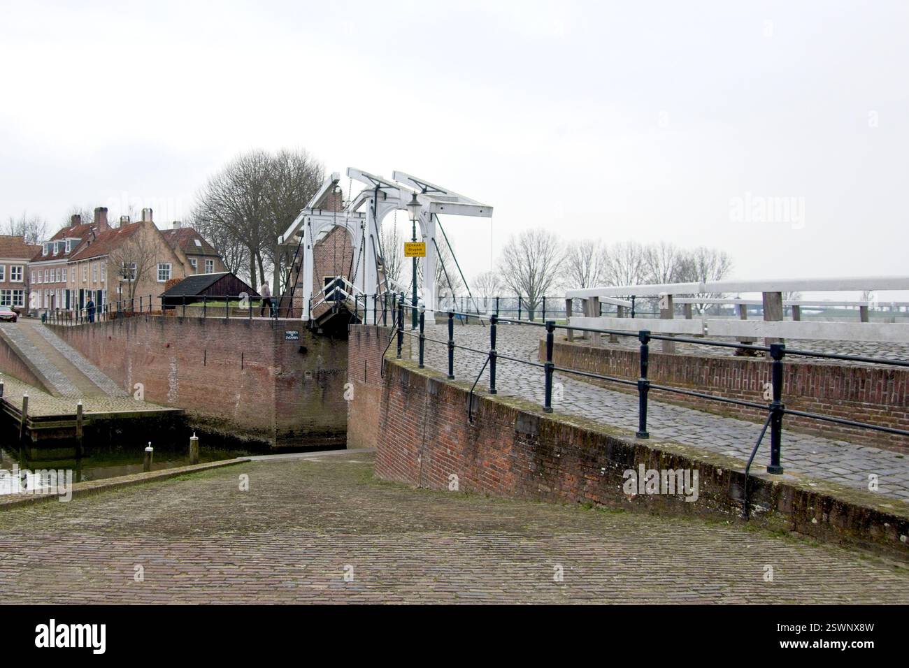 Heusden Netherlands - 15 February 2025 - The old harbor of the ...