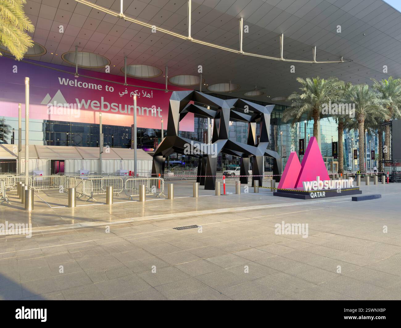 Doha, Qatar - February 21, 2025: Web Summit 2025 Doha event logo Stock ...