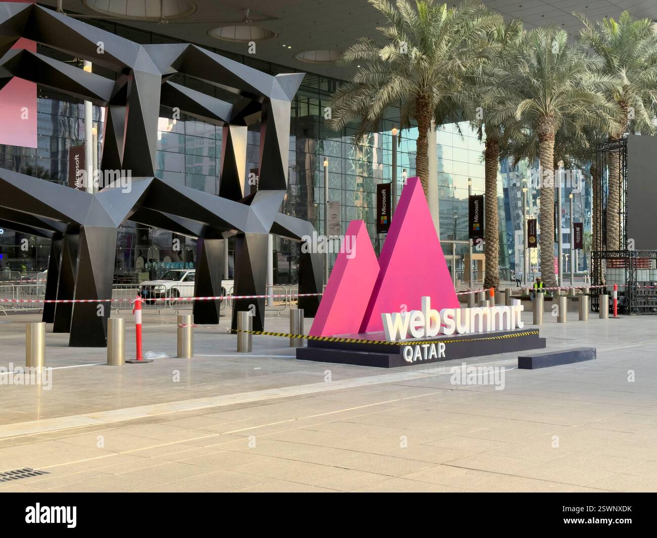 Doha, Qatar - February 21, 2025: Web Summit 2025 Doha event logo Stock Photo - Alamy