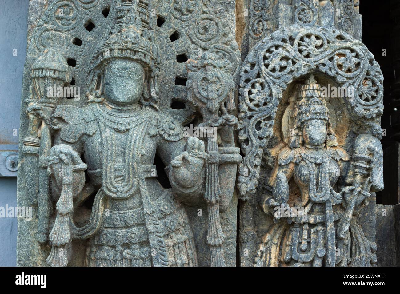 Beautifully Carved Idols of Hindu Deities on the Chinnakeshwa Temple ...