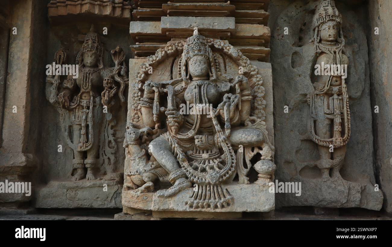 Beautifully Carved Idols of Hindu Deities on the Chinnakeshwa Temple ...