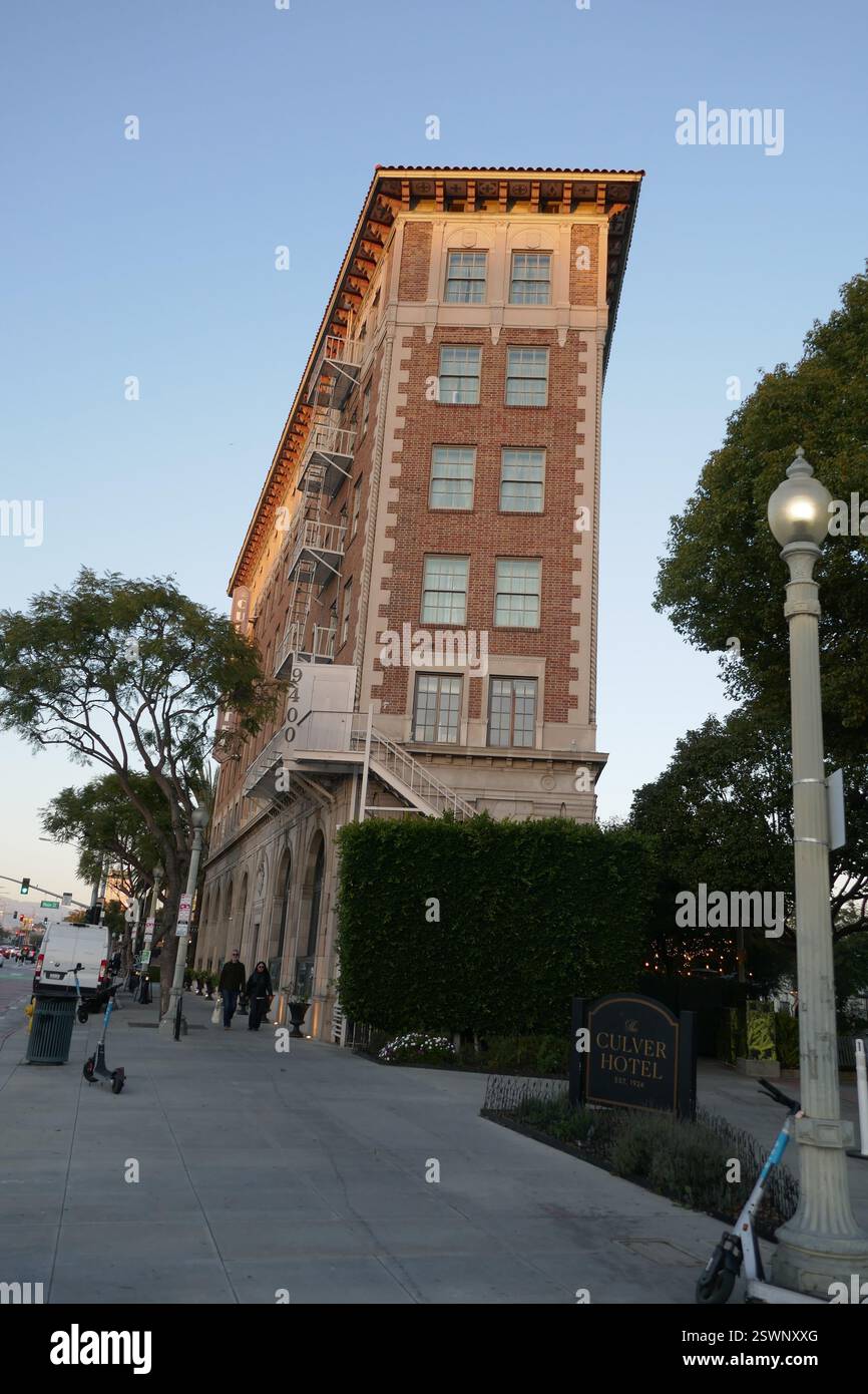 Culver City, California, USA 20th February 2025 The Culver Hotel, built ...