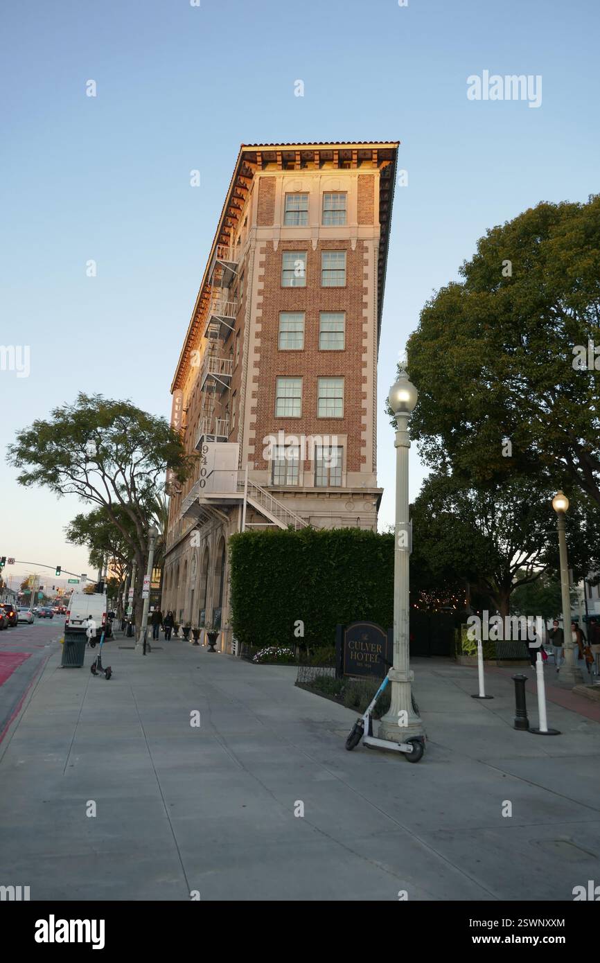 Culver City, California, USA 20th February 2025 The Culver Hotel, built ...