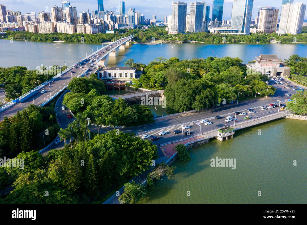 Urban Scenery of Huizhou City, Guangdong Province, China Stock Photo ...