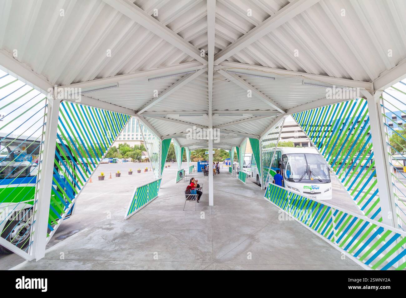 Modern MyBus terminal in Cebu City featuring contemporary design and ...