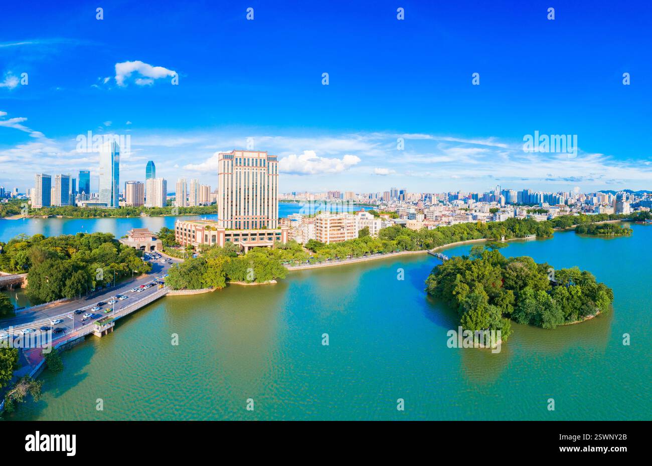 Urban Scenery of Huizhou City, Guangdong Province, China Stock Photo ...
