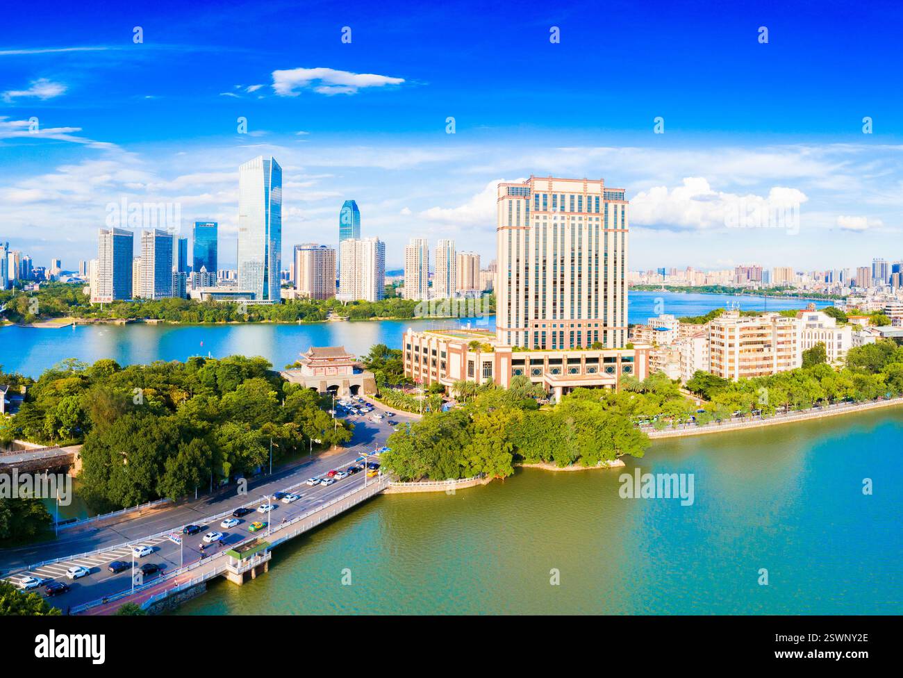 Urban Scenery of Huizhou City, Guangdong Province, China Stock Photo ...