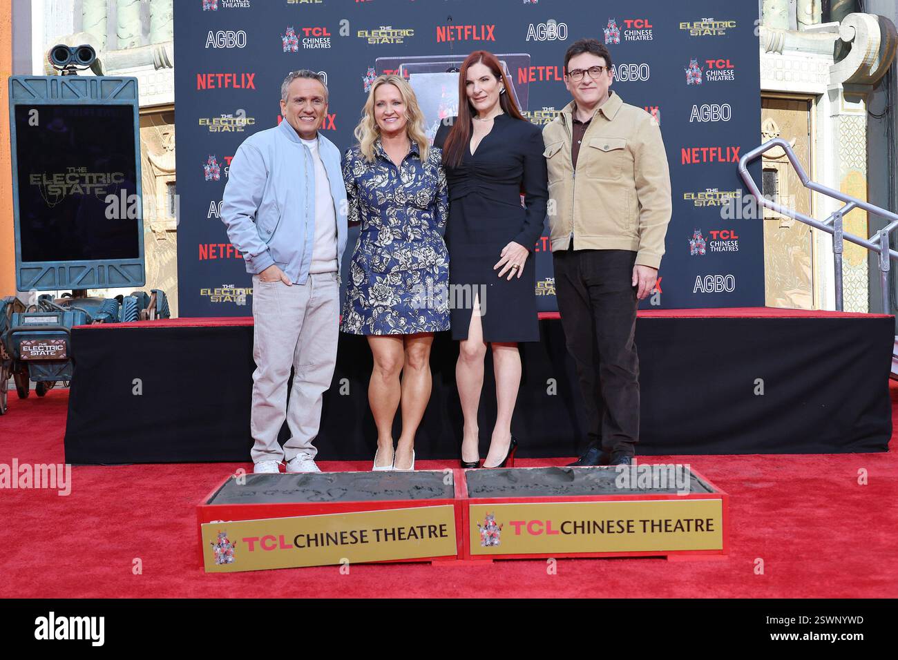 February 21, 2025, Los Angeles, California, USA: Joe Russo, Alicia ...