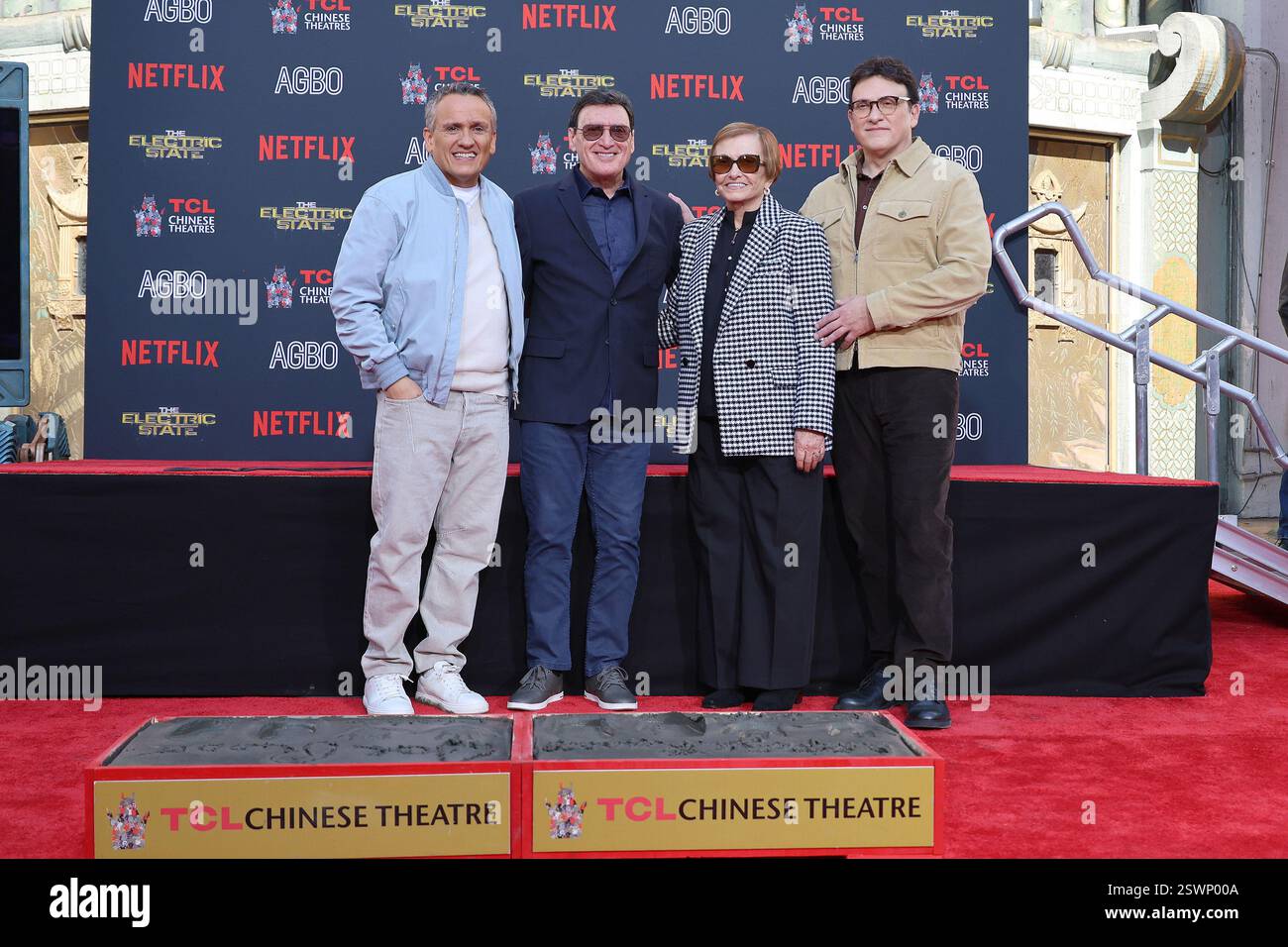 February 21, 2025, Los Angeles, California, USA: Joe Russo, Basil Russo ...