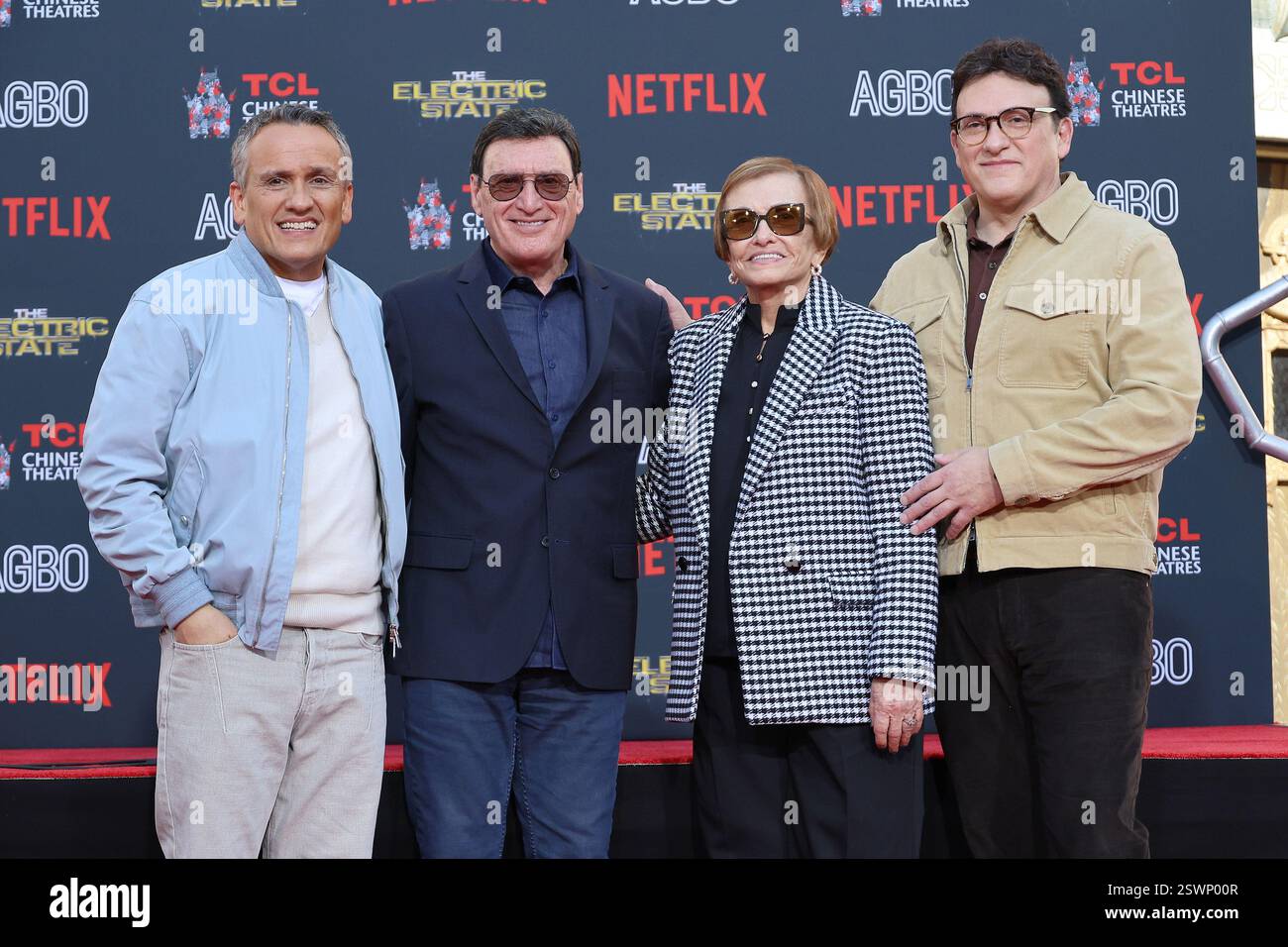 February 21, 2025, Los Angeles, California, USA: Joe Russo, Basil Russo ...