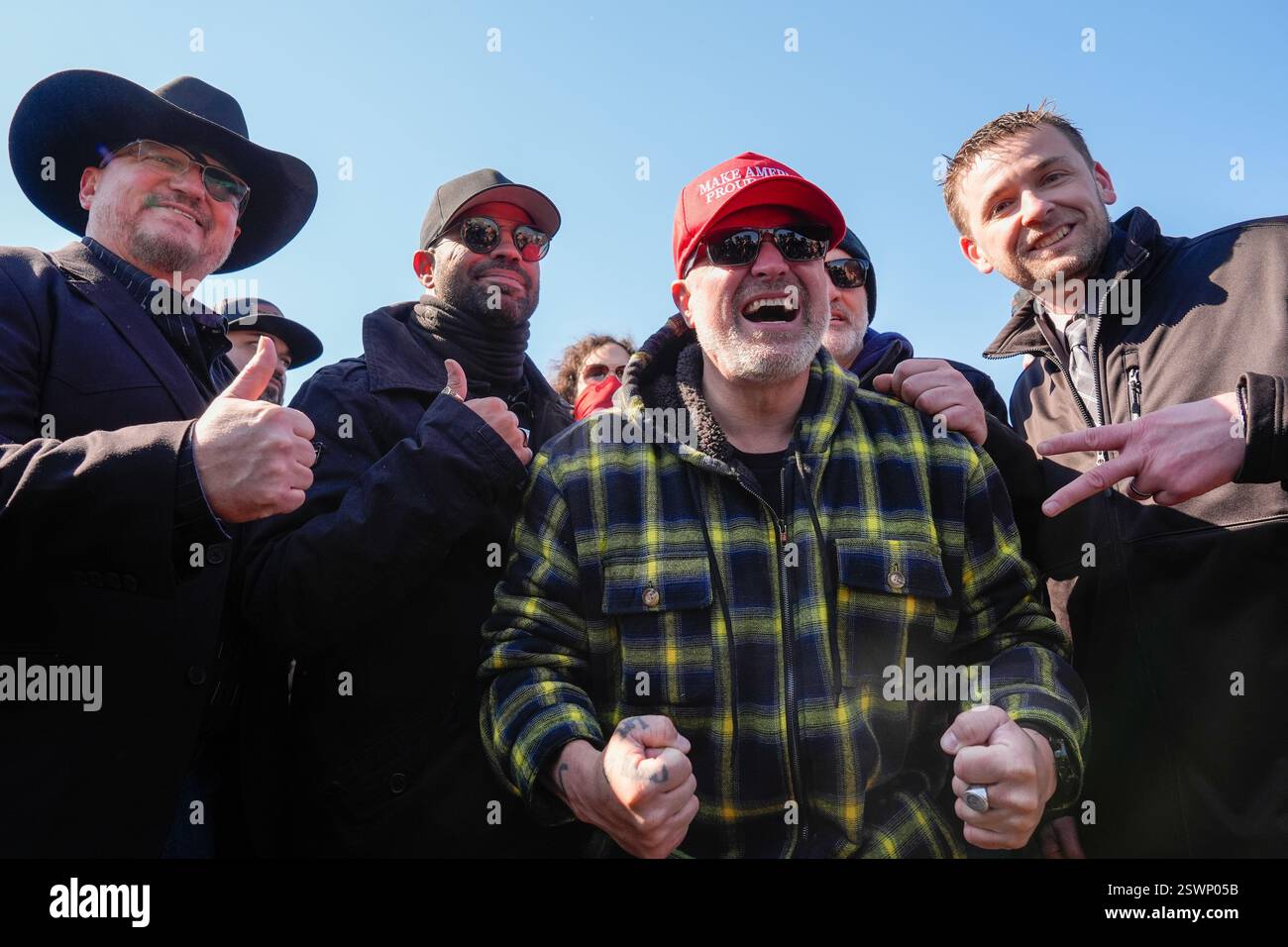 Washington, United States. 21st Feb, 2025. Stewart Rhodes, Enrique ...