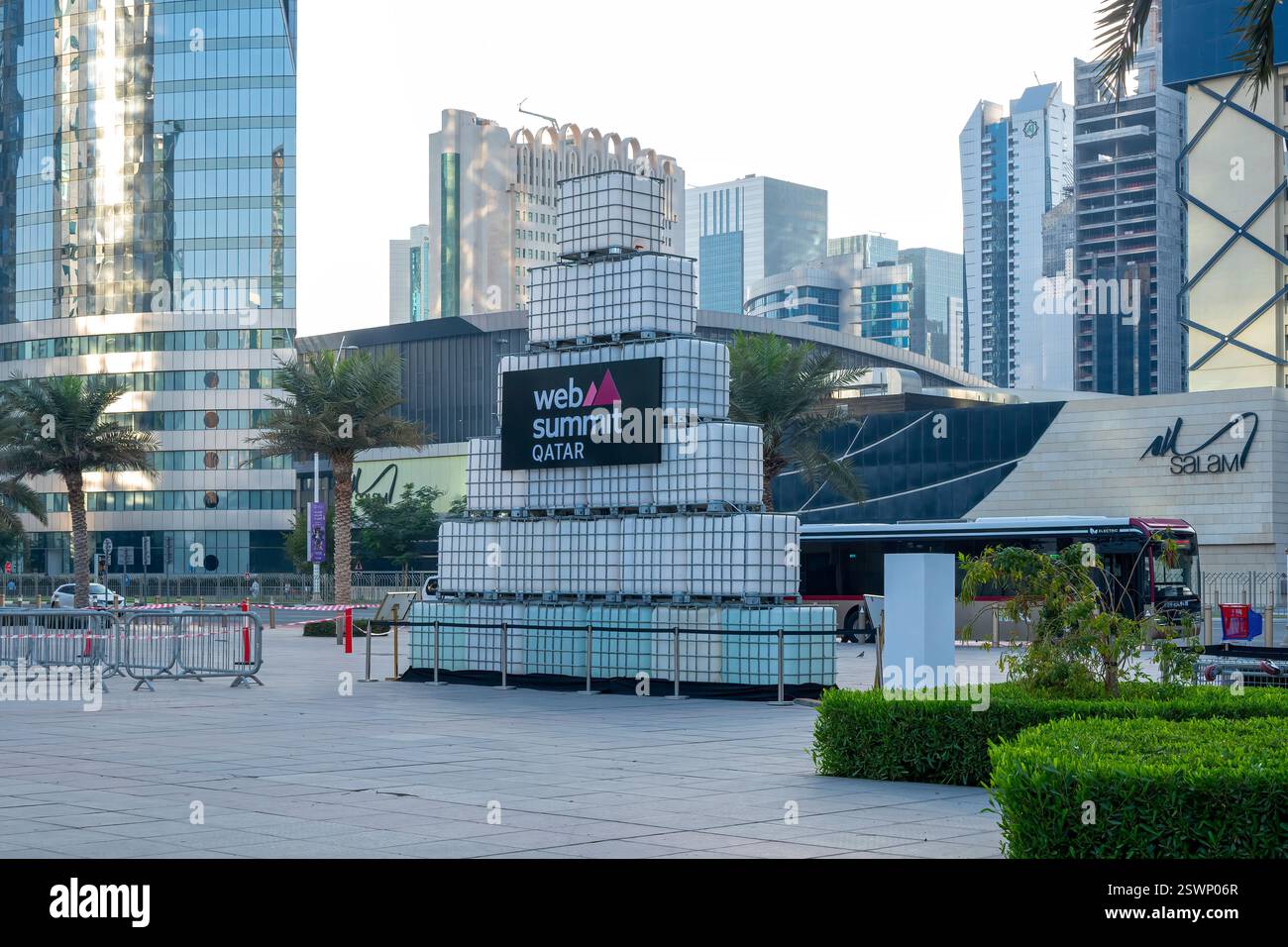 Doha, Qatar - February 21, 2025: Web Summit 2025 Doha event logo Stock ...