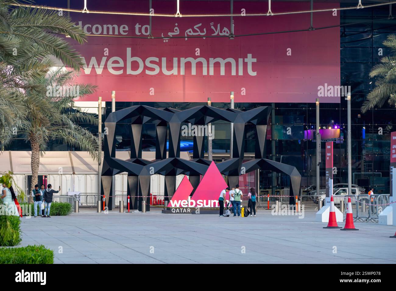 Web Summit 2025 Doha event logo. Doha Qatar Stock Photo - Alamy