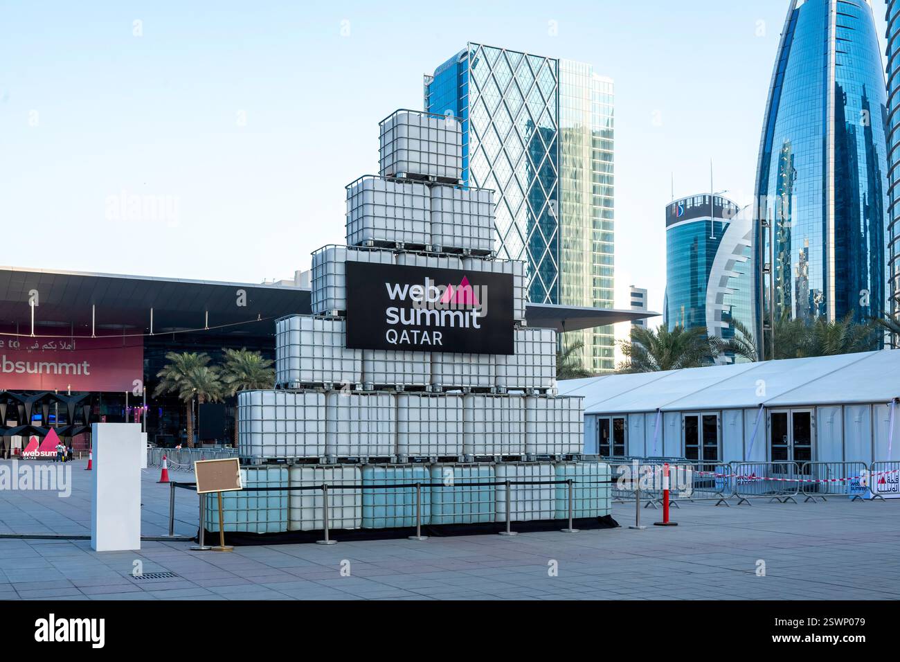 Web Summit 2025 Doha event logo. Doha Qatar Stock Photo - Alamy