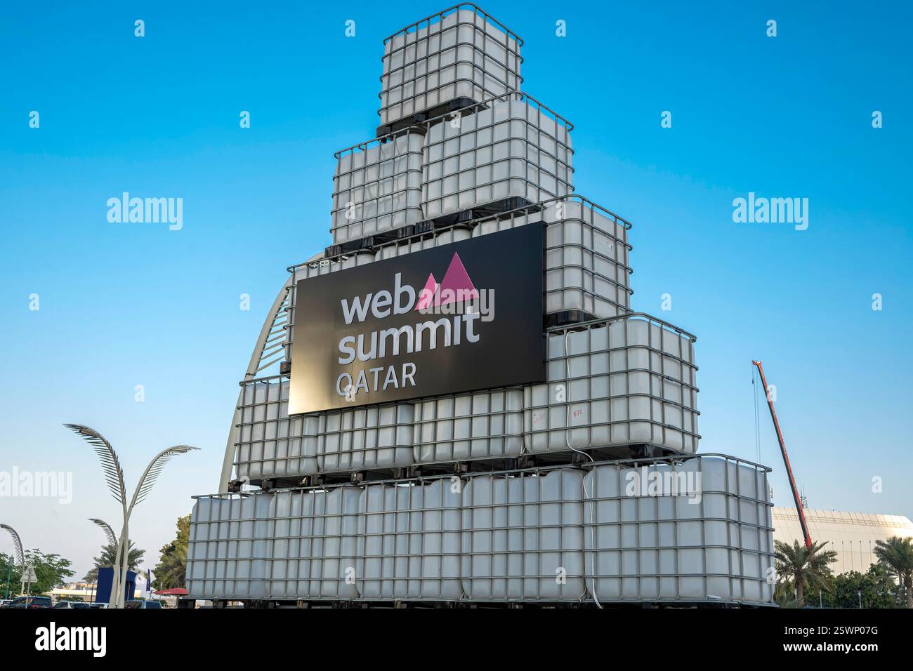 Web Summit 2025 Doha event logo. Doha Qatar Stock Photo - Alamy