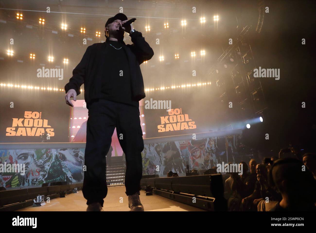 Savas Yurderi alias Kool Savas bei einem Konzert in der Max-Schmeling ...
