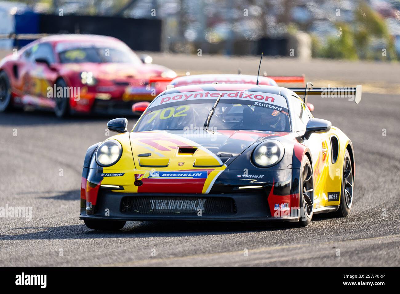 Sydney, Australia. 22nd Feb 2025. The #702 TekworkX Motorsport Porsche ...