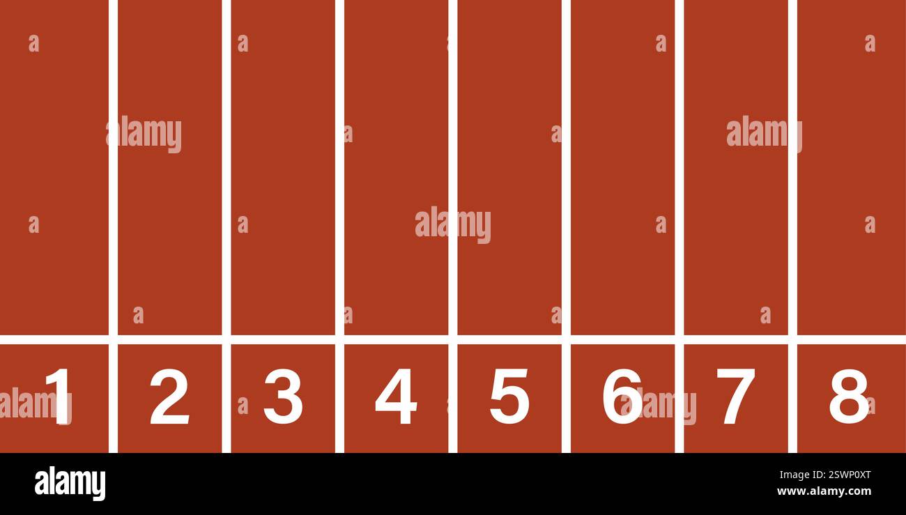 Athletics running track arena Stock Vector Images - Alamy