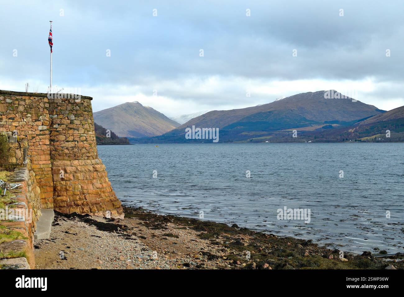Inveraray and Inveraray Jail Stock Photo - Alamy