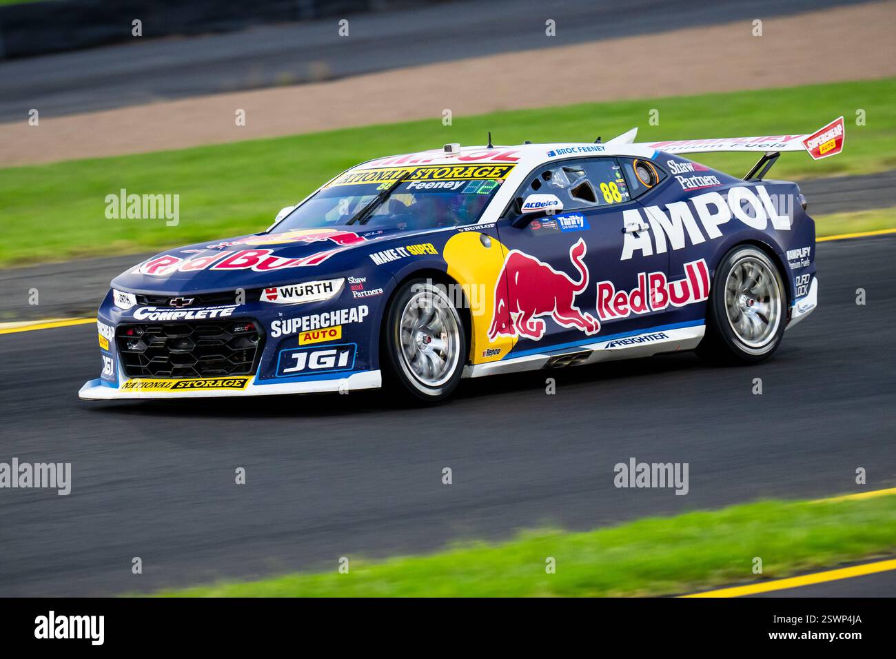 Sydney, Australia. 22nd Feb 2025. The #88 Red Bull Ampol Racing Chev ...