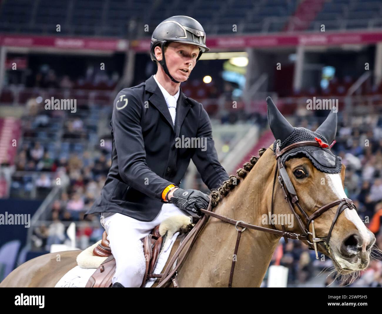 Frank Schuttert of Netherlands on Panama van T Roosaker competes in ...