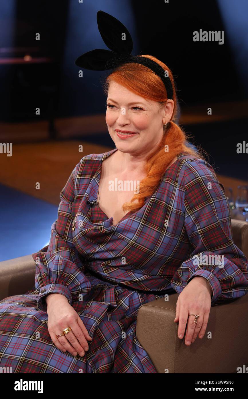 Enie van de Meiklokjes, Moderatorin, zu Gast in der NDR Talk Show, Fototermin am 19.2.2025 vor ...