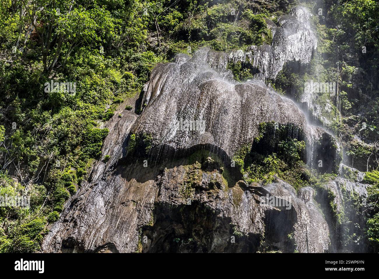 Boca da Onca waterfalls, Saloba river canyon, Mato Grosso do Sul ...