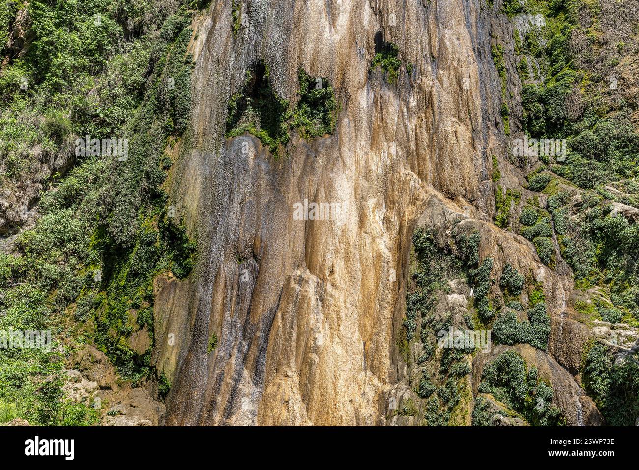 Boca da Onca waterfalls, Saloba river canyon, Mato Grosso do Sul ...