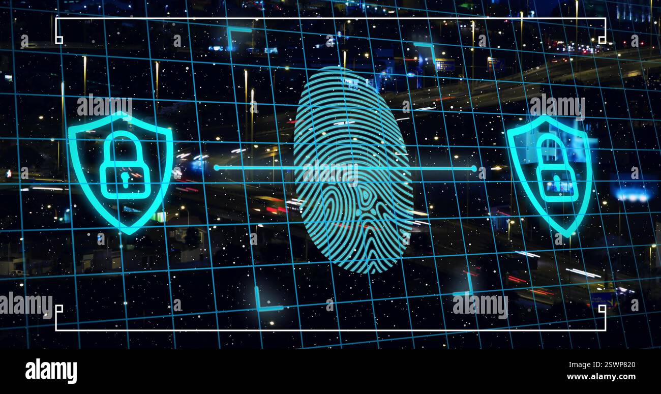 Grid visualization data tracking hi-res stock photography and images - Alamy