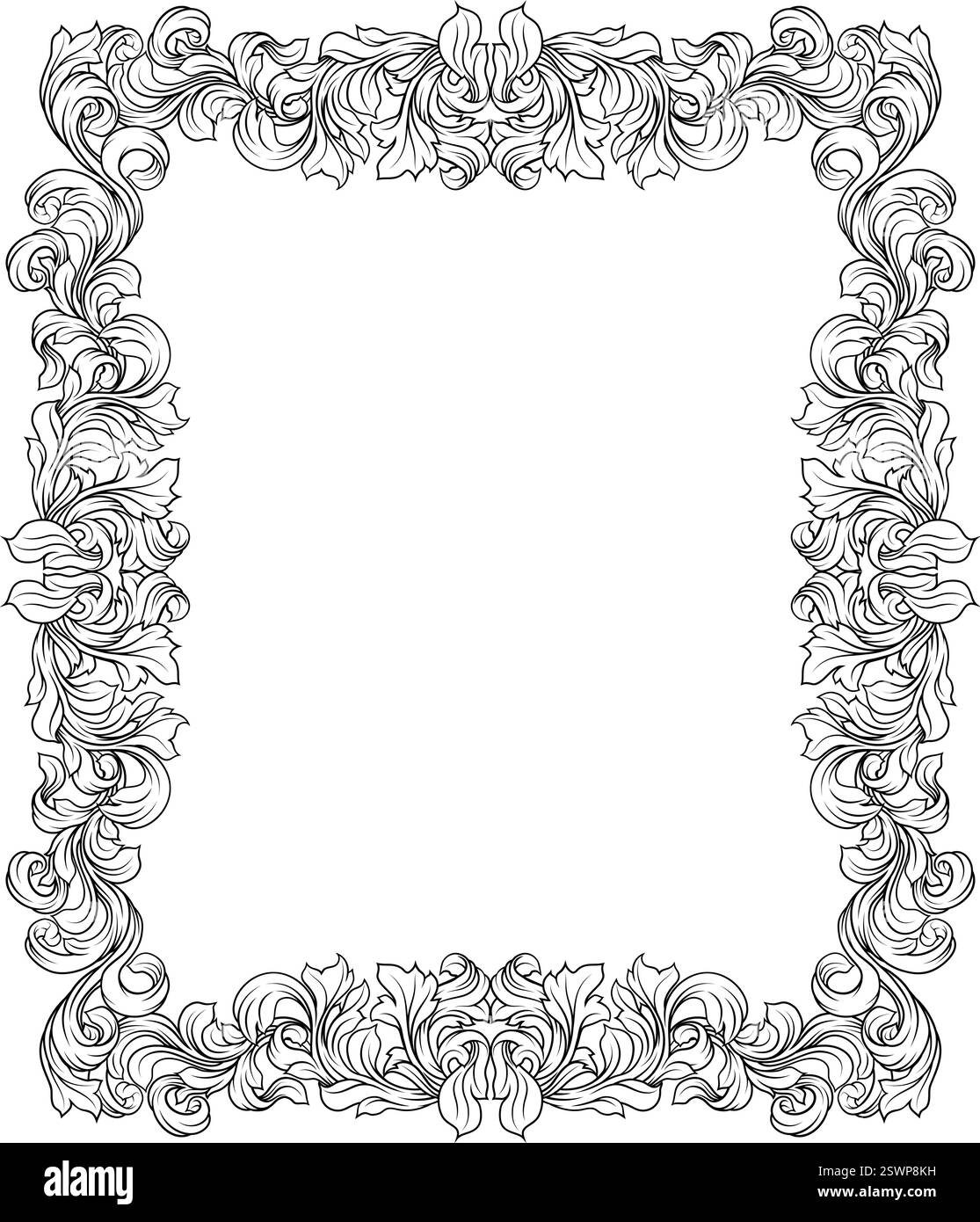 Crest Coat Coat of Arms Border Heraldic Frame Stock Vector Image & Art ...