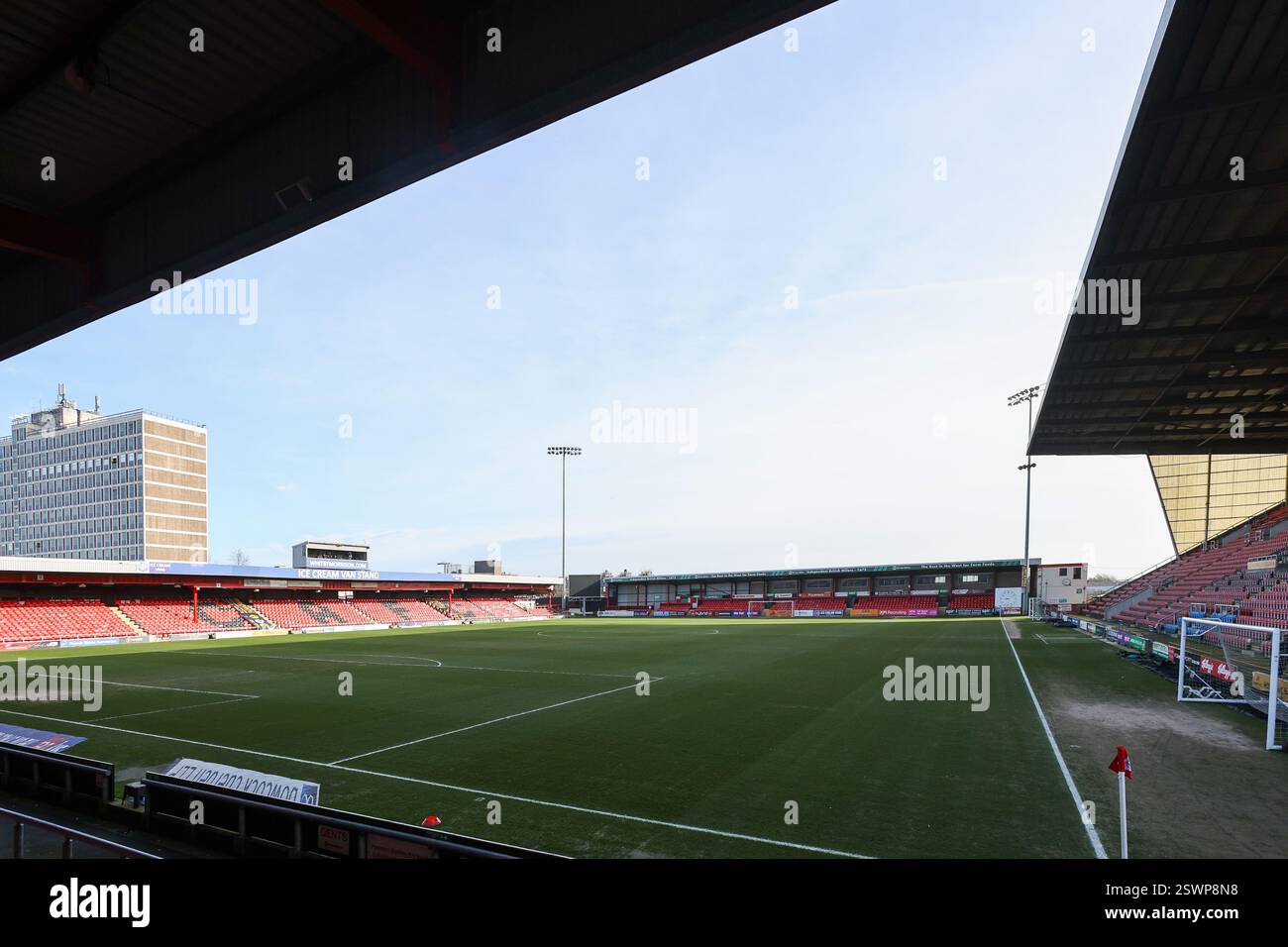A general view of the ground during the Sky Bet League 2 match between ...