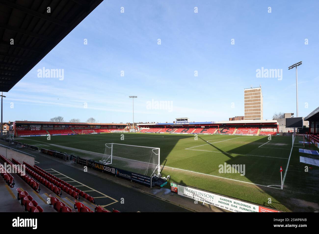 A general view of the ground during the Sky Bet League 2 match between ...