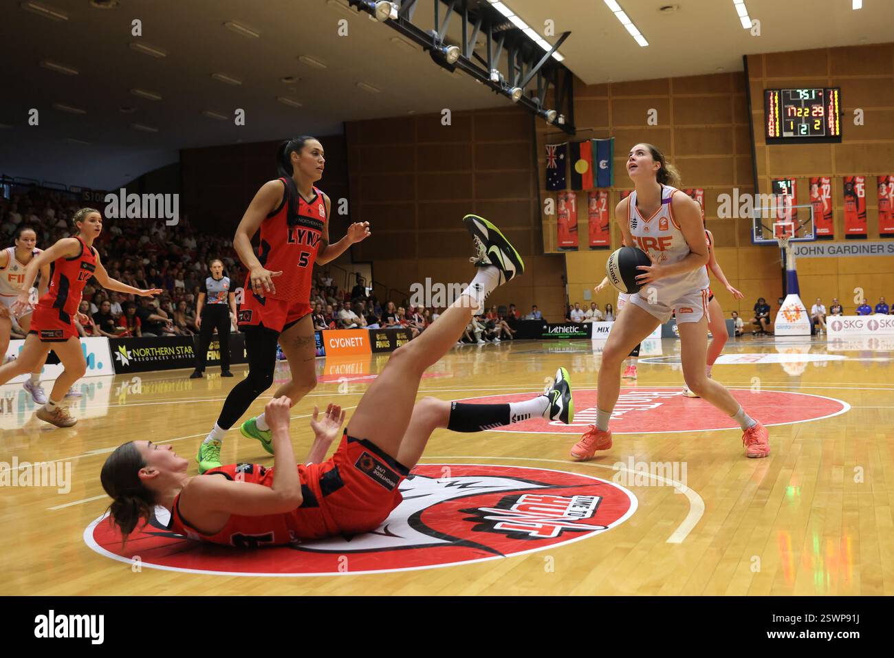 Perth, Australia. 22nd Feb, 2025. Jessica McDowell-White of the Fire ...