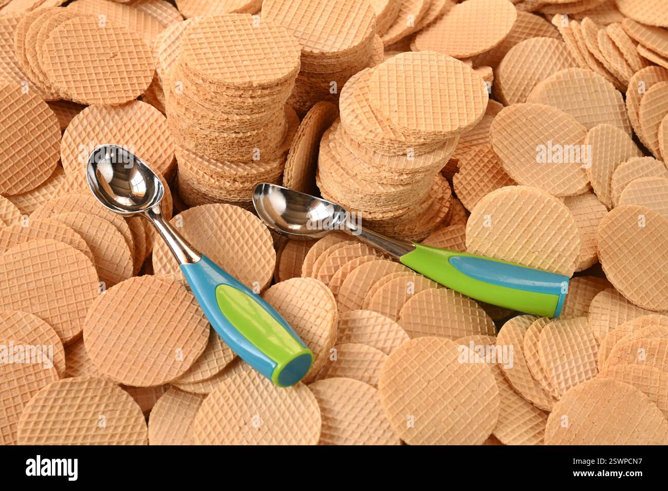 Wafers for ice cream Stock Photo - Alamy